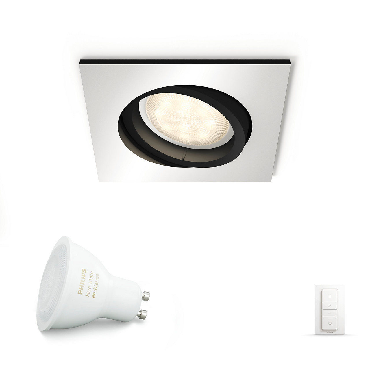 Philips Hue Milliskin Spot LED incastrat 5.5W 250lm White Ambiance ...