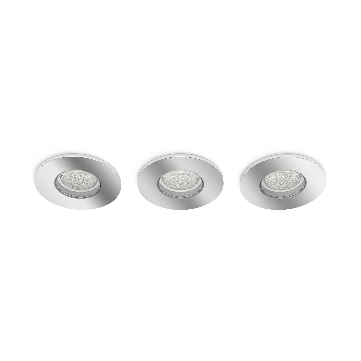 Philips Hue Xamento Chrome Set 3 spoturi LED baie 3x5.7W 1050lm White ...